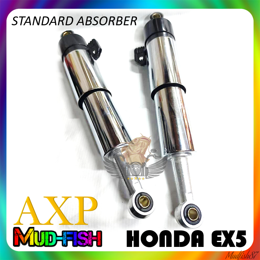 HONDA EX5 | DREAM REAR ABSORBER BLACK / CHROME (DYS / Apido / AXP ...