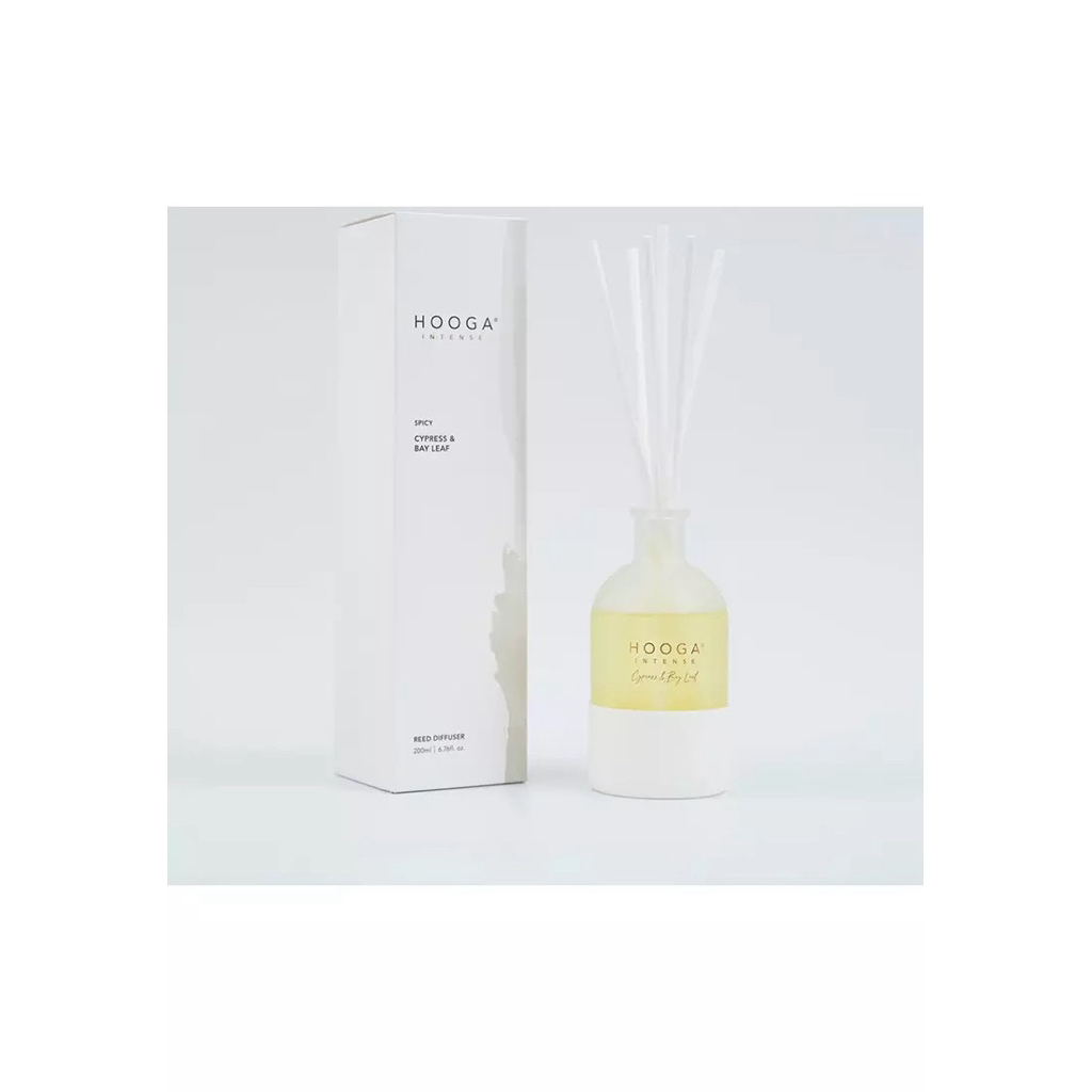 Hooga Intense Spicy Cypress & Bay Leaf Reed Diffuser – 200ml | Shopee ...