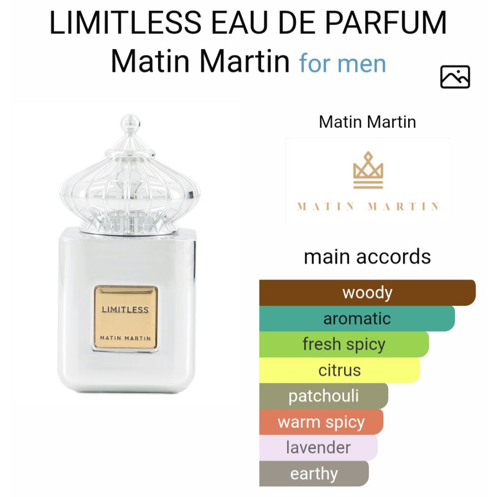 MATIN MARTIN EAU DE PARFUM 100 ML-LIMITLESS | Shopee Malaysia