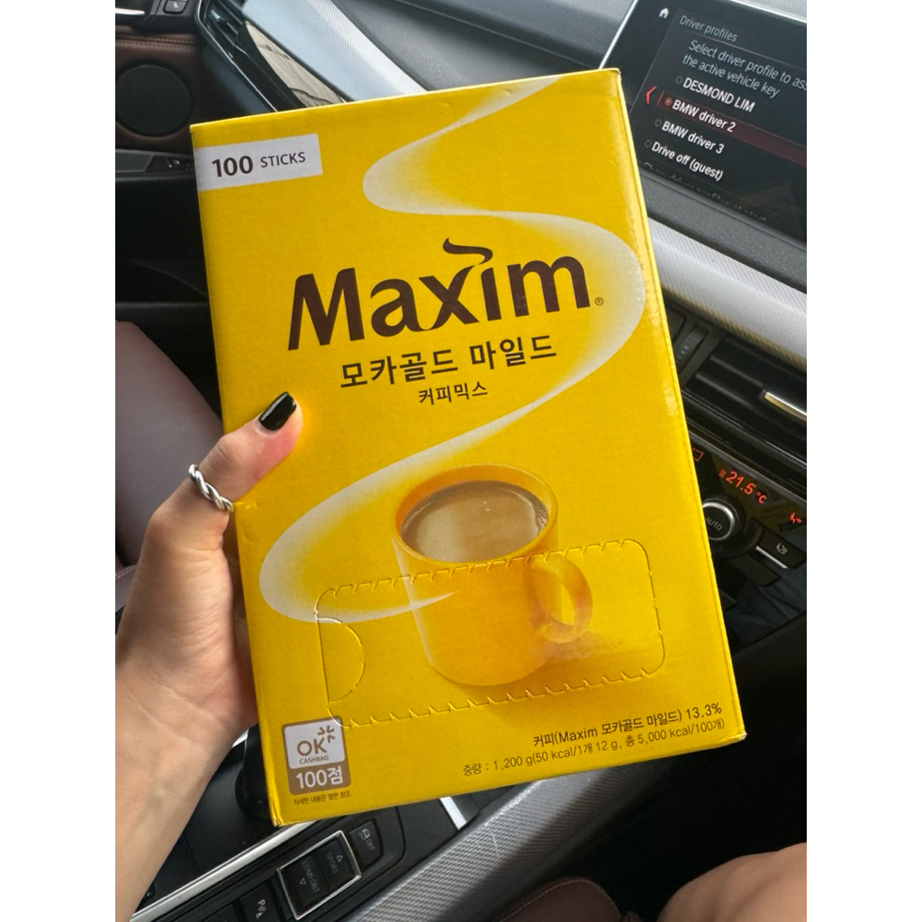 (Ready Stock)🇰🇷 Korean Maxim Coffee Mix – 100 Sticks ☕ Instant Coffee ...