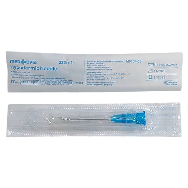 Medtopia Hypodermic Needle | 18G | 21G | 23G | 25G | 30G - 1PC | Shopee ...
