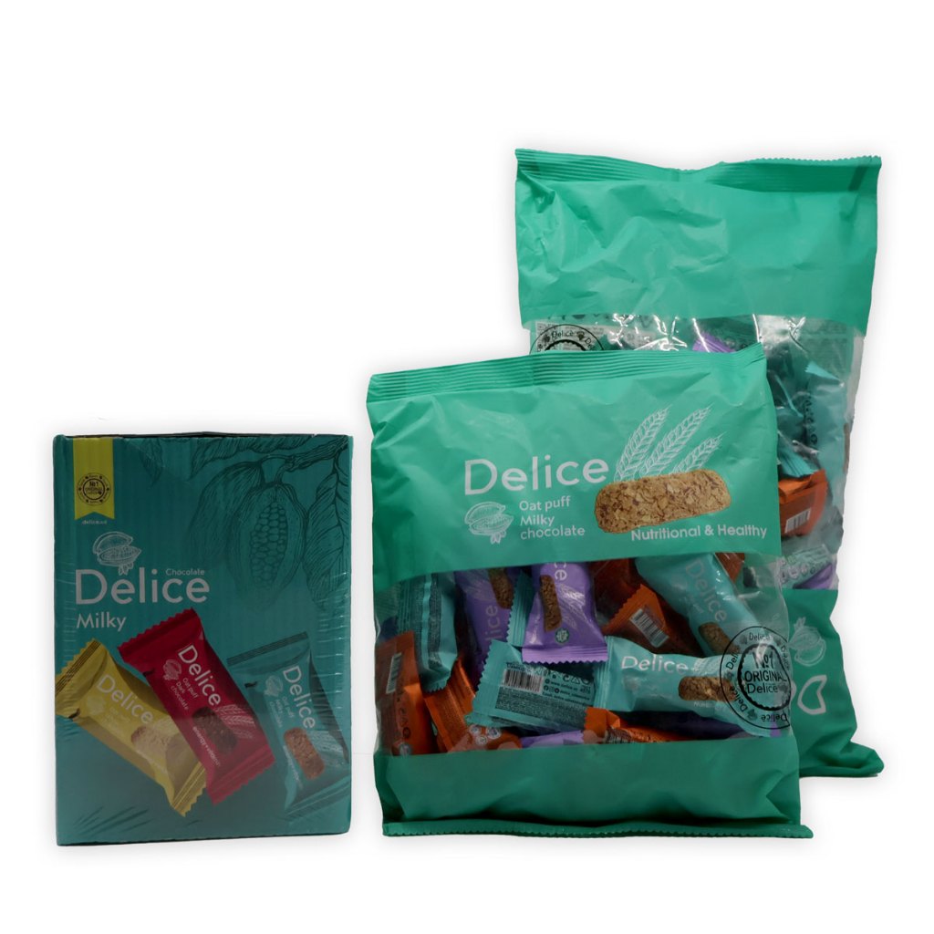 Delice Oat Puff Milky Chocolate Nutritional & Healthy ( 500G Bag, 500G ...