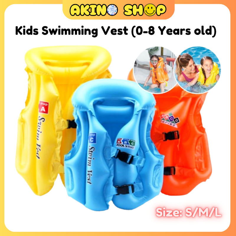 ABC Children Baby Inflatable Swimming Vest Safety Life Jacket Jaket ...