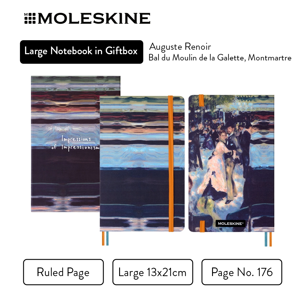 Moleskine x Impressionism Masterpiece Collection with Notebook ...