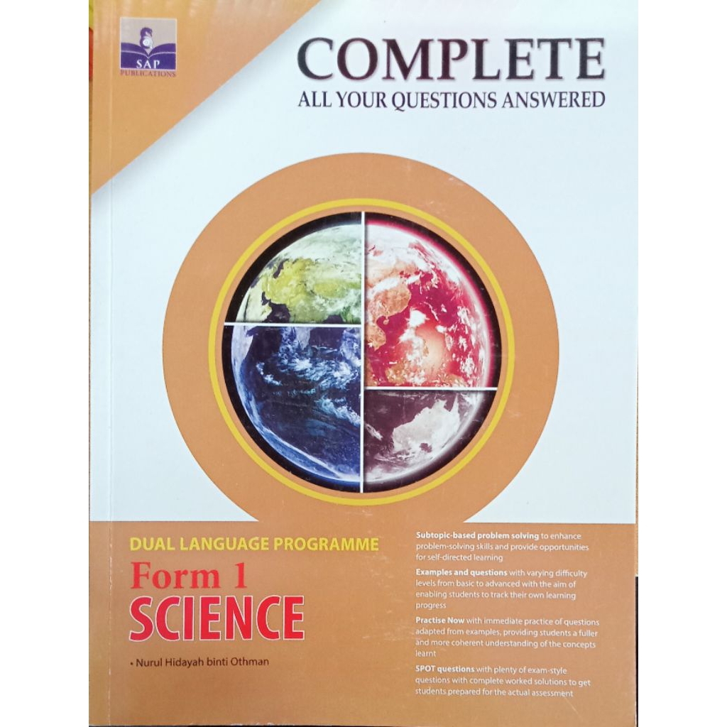 COMPLETE ALL YOUR QUESTIONS ANSWERED DUAL LANGUAGE PROGRAMME SCIENCE ...