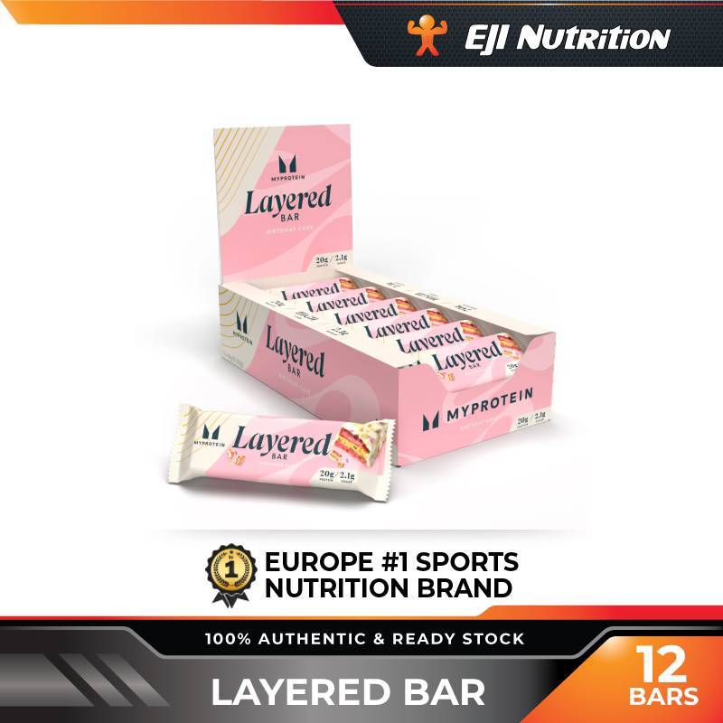 MYPROTEIN Layered Protein Bar, 12 Bars | Shopee Malaysia