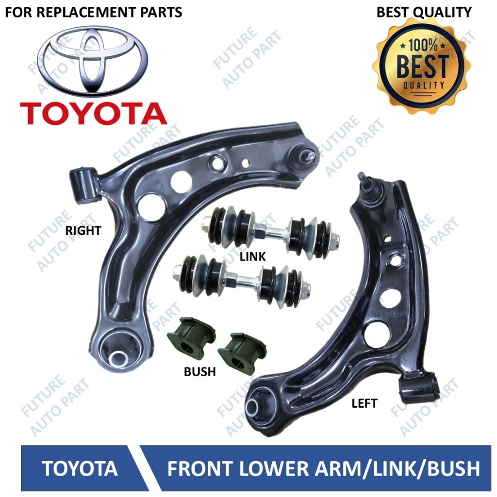FRONT LOWER ARM / STABILIZER LINK / BUSH COMBO SET - TOYOTA VIOS NCP151 ...