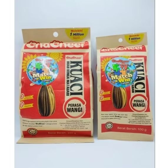 ChaCheer, Sunflower Seeds (Red), 100g/220G | Shopee Malaysia