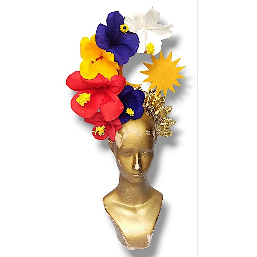 AKSESORI MERDEKA CEKAK/ Headpiece Merdeka Bunga Raya 5 Tingkat MERDEKA ...