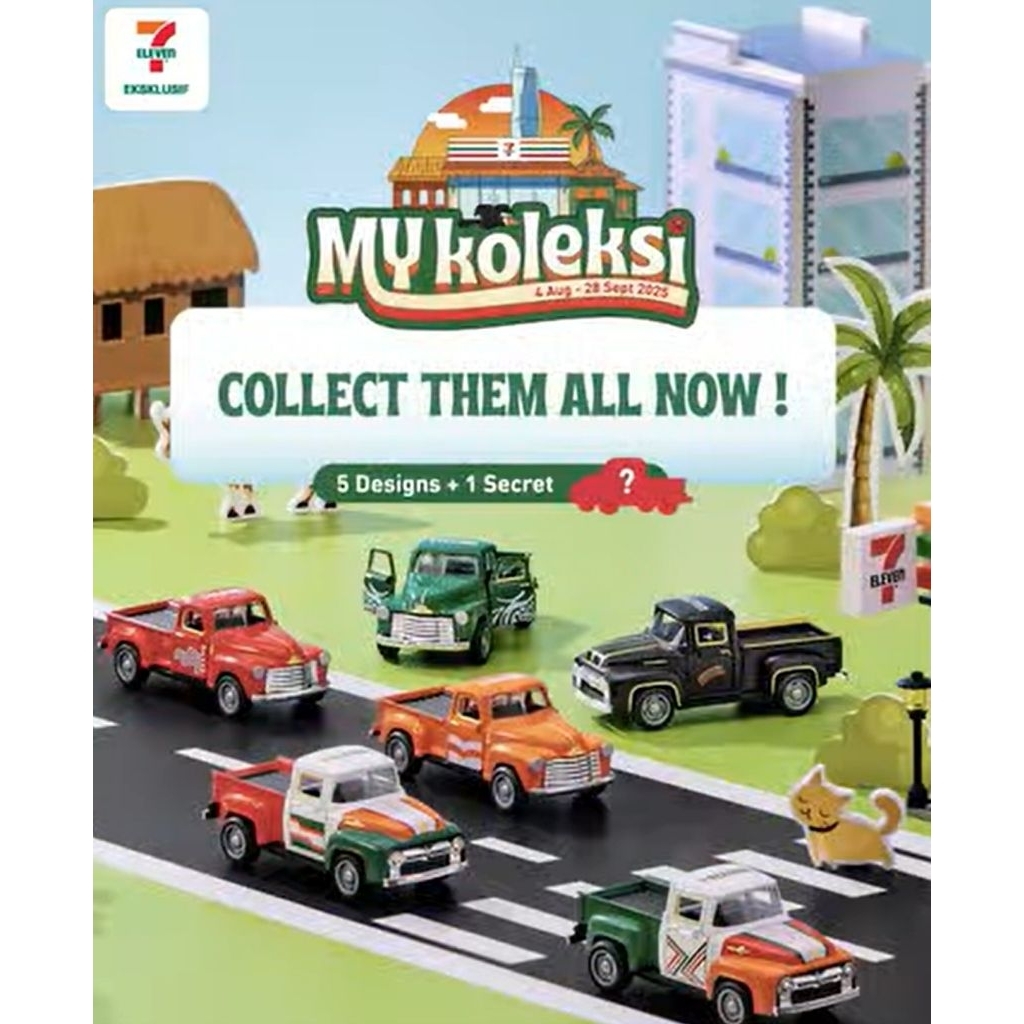 7-Eleven Retro Truck Die-Cast 1:43 Scale (7 Eleven Exclusive) | Shopee ...