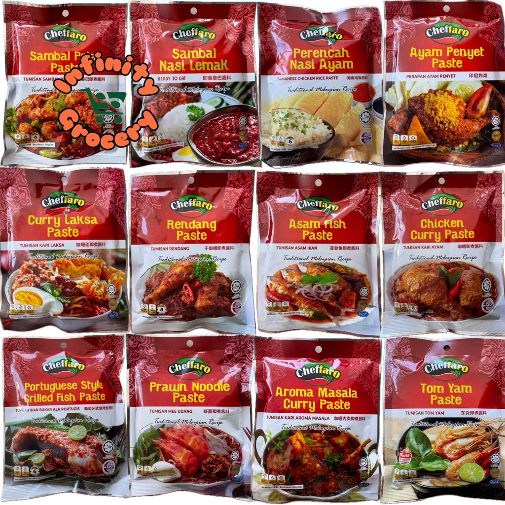 Cheffaro Assam Fish Rendang Curry Chicken Laksa Sambal Perencah Nasi ...