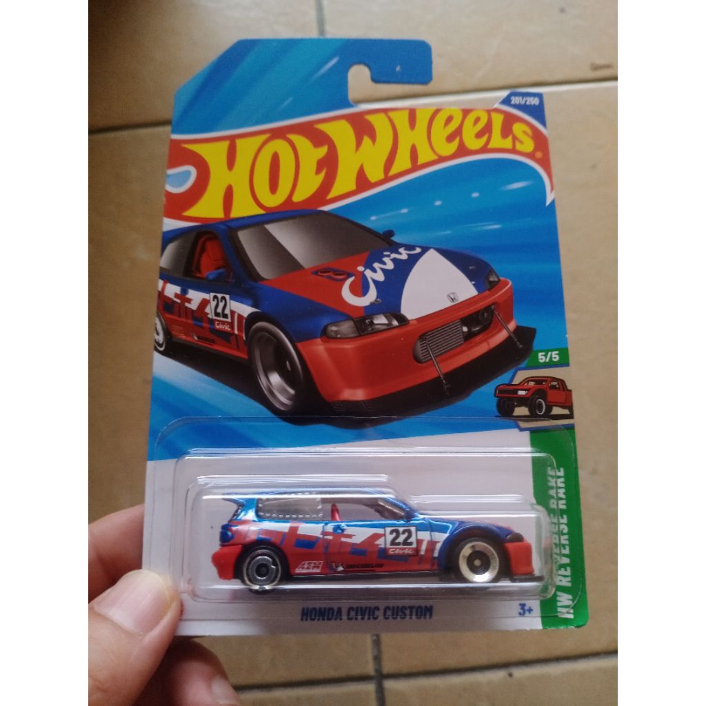 Hot Wheels Honda Civic Custom jdm mattel Diecast fast furious | Shopee ...