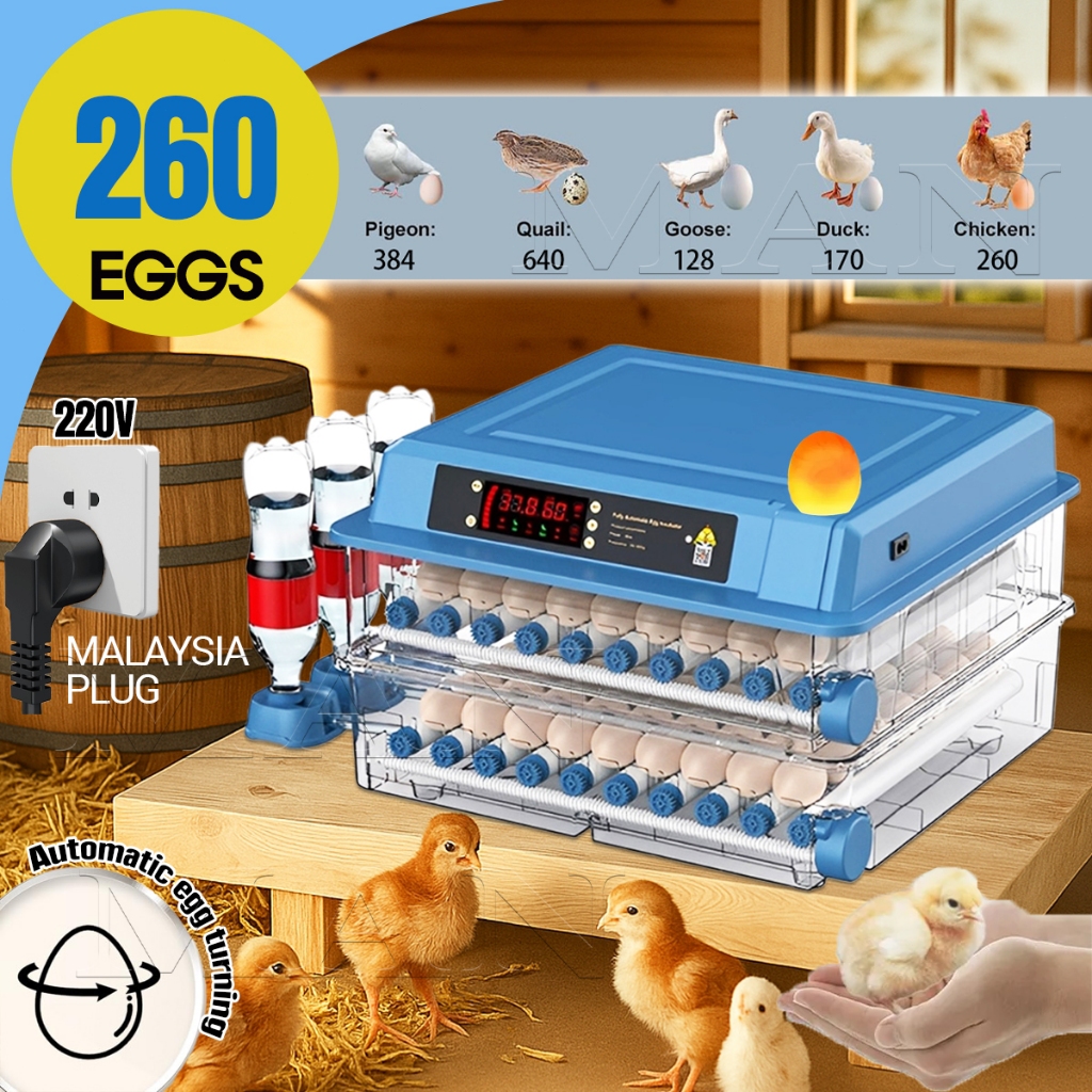 134 / 260 Incubator Egg Automatic Thermostat Alat Mesin Penetas Tempat ...