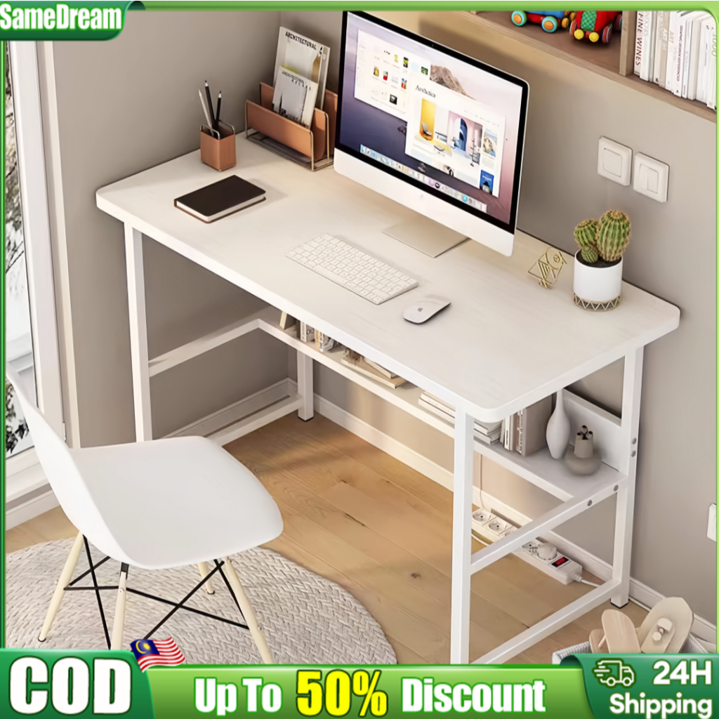 🔥SM Meja Belajar Laptop Computer Table Modern Study Table Meja Study ...