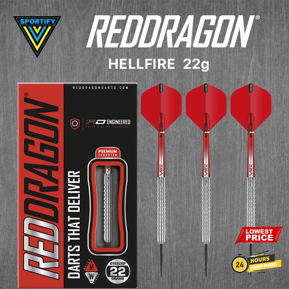 Red Dragon Dart Hellfire A 80% Tungsten Steeltip - 22g/24g | Shopee ...