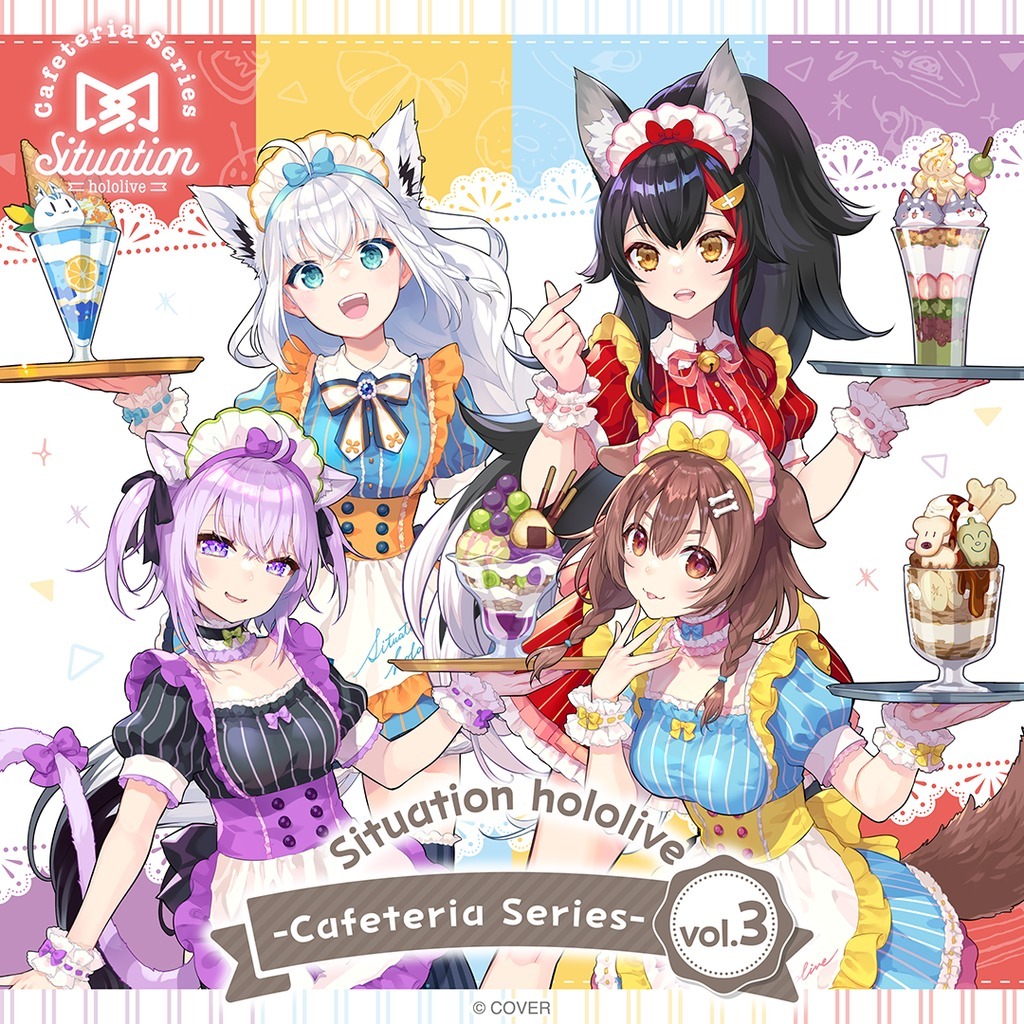 [PO - Limited] Situation hololive Cafeteria Series vol.3 Shirakami Fubuki Ookami Mio Nekomata ...