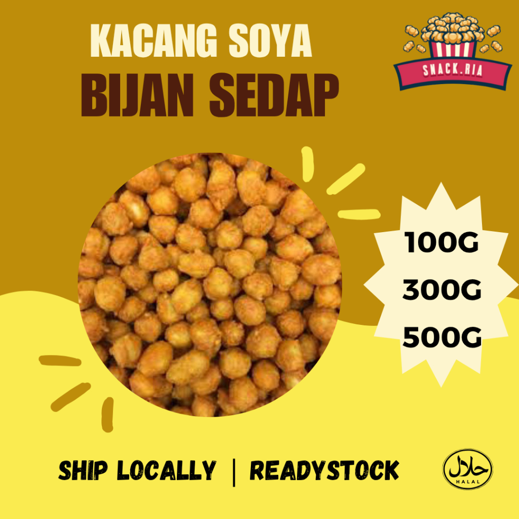 Kacang Soya Bijan Bulat Sedap (100g - 500g) | Shopee Malaysia