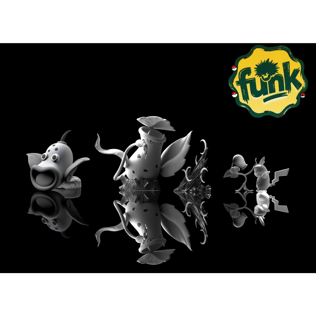 Funk Studio - Victreebel Evolution Line Pokémon Resin Statue GK Anime ...