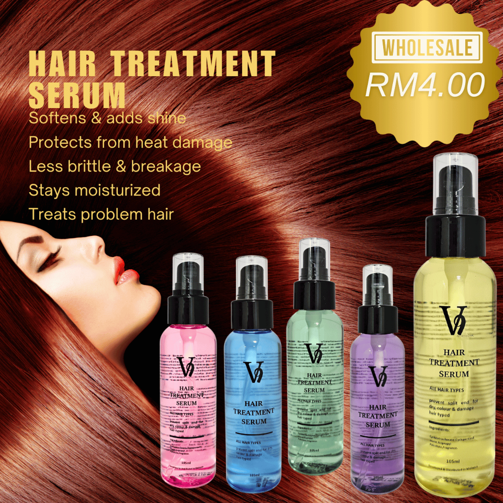 V9 HAIR TREATMENT SERUM 105ML Repair Hair Vitamin Serum Oil 头发精华油 ...