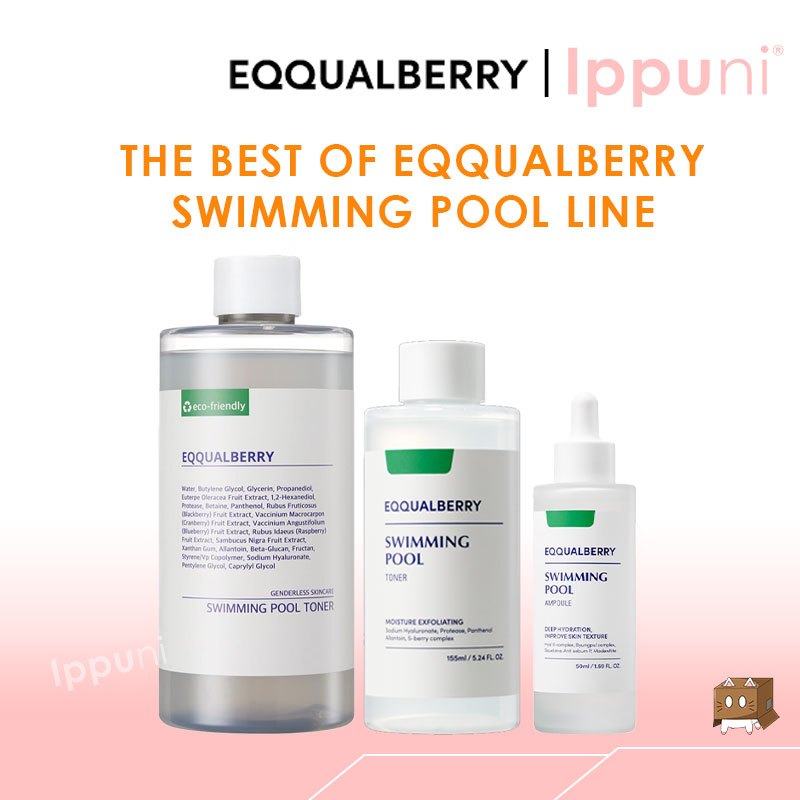 EQQUALBERRY Swimming Pool Toner 155ml/300ml / Swimming Pool Ampoule ...