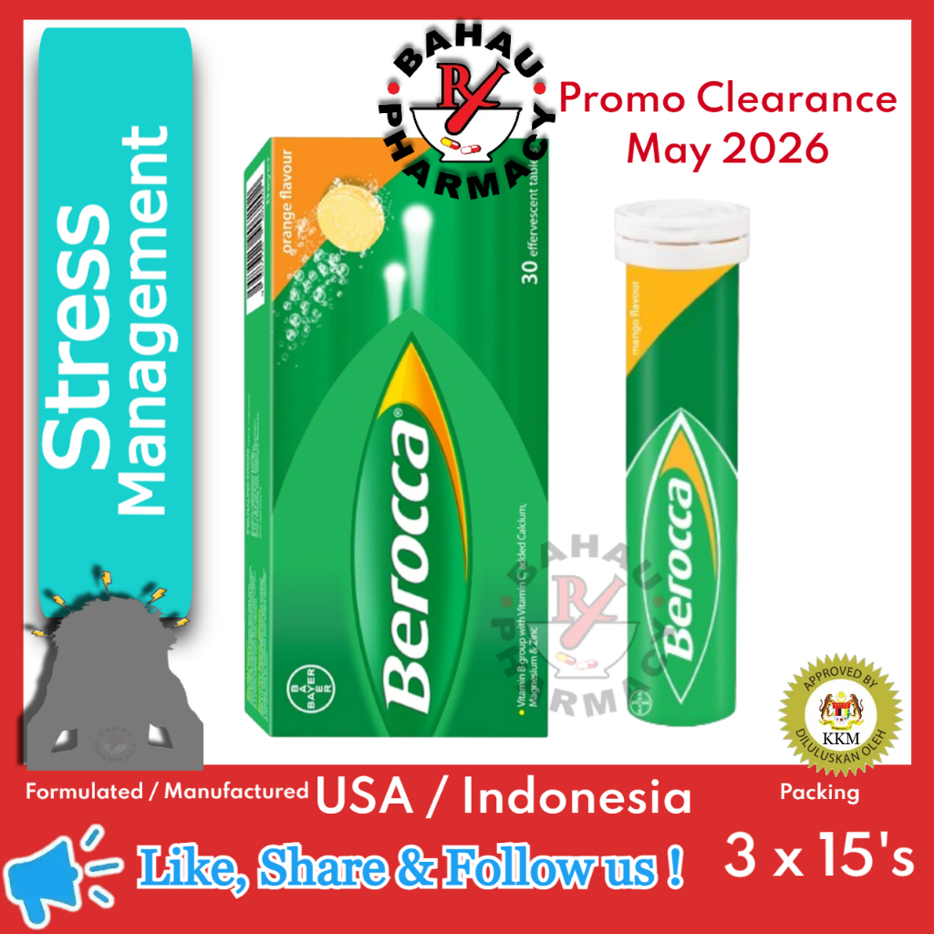 Bayer Berocca Effervescent-Long Expiry 2026 | Shopee Malaysia