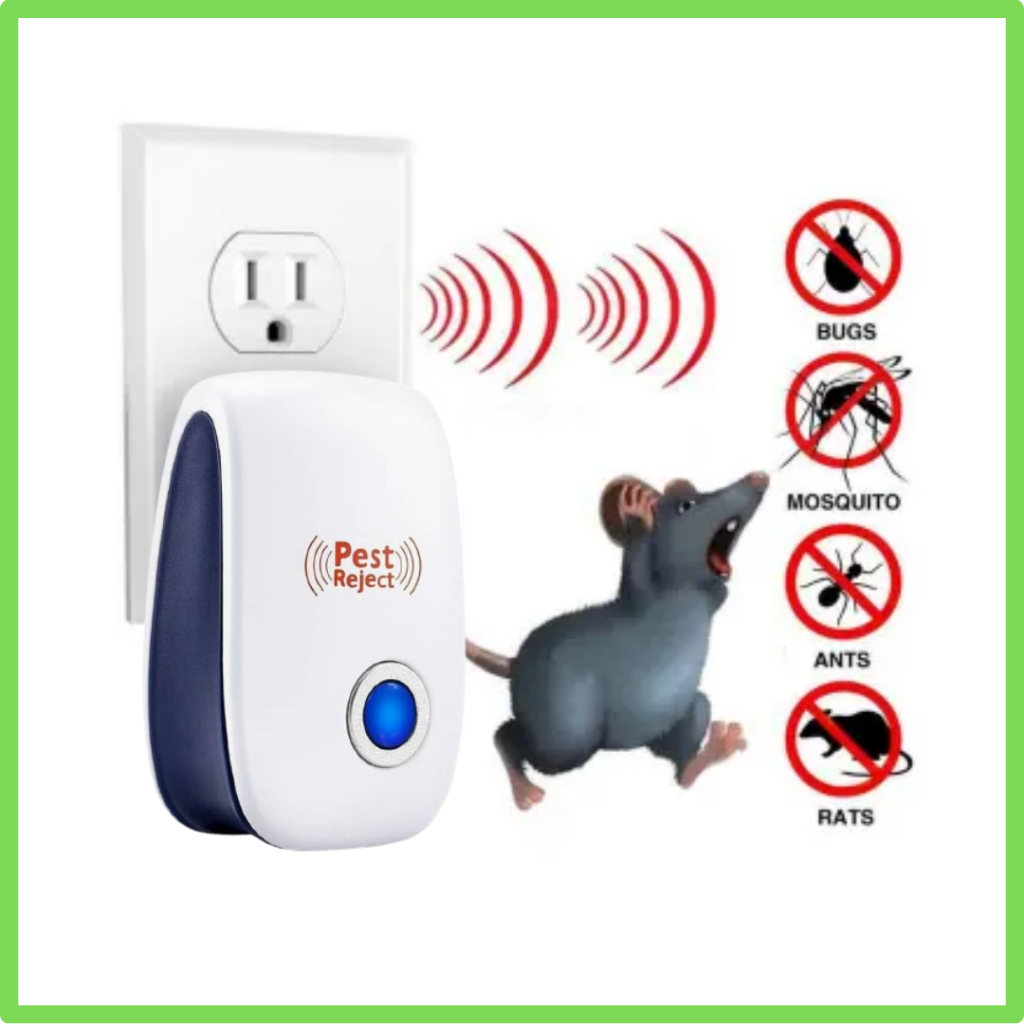 [Original] alat penghalau tikus/cicak/lipas/nyamuk ultrasonic berkesan ...