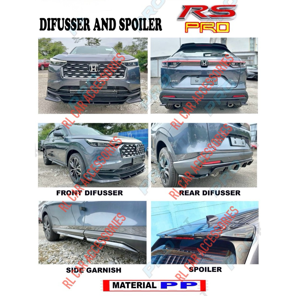 Honda Hrv facelift 2025 2026 2027 E V RS sport bodykit body kit front ...