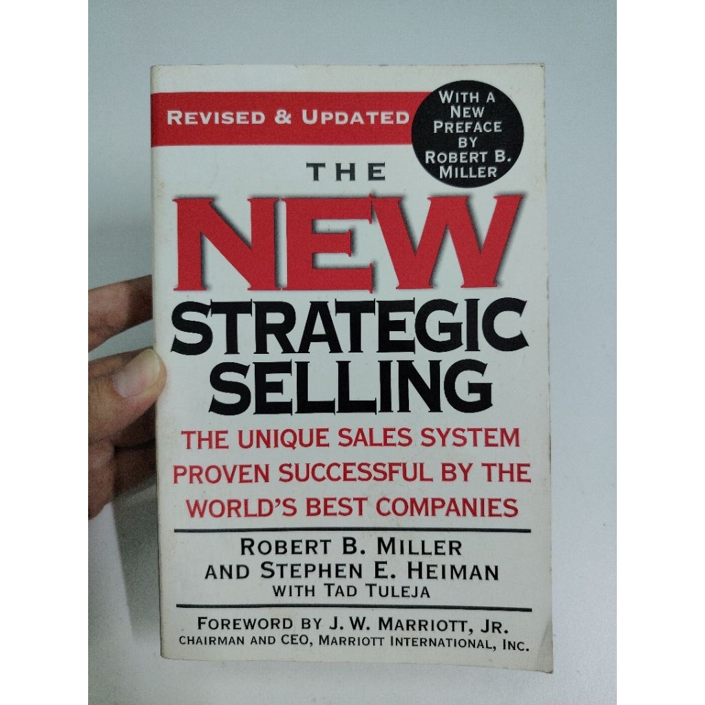[BB] [Used] The New Strategic Selling by Robert B. Miller (Nonfiction ...
