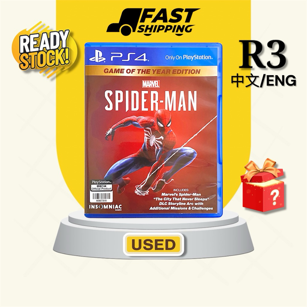 (PS4) SpiderMan Game Of The Year Edition (GOTY) - [R3 CHI/ENG] | Shopee ...