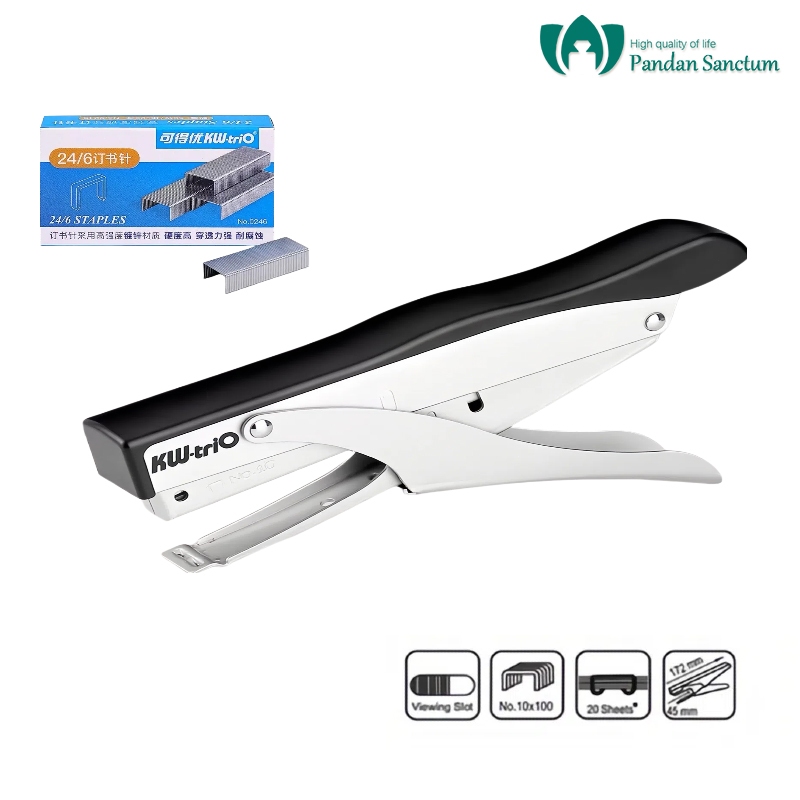 KW-triO Grap-type Stapler Maximum 15 Sheets Office Stationery School ...