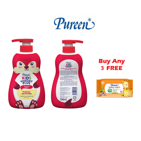 PUREEN kids Yogurt Plus Nourish & Moisturize with Prebiotics Head to ...