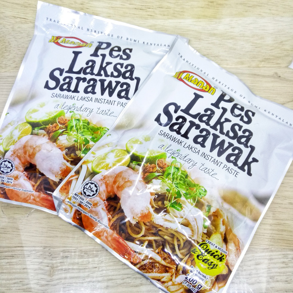 Laksa Sarawak Pes Sarawak Laksa HJ MANAN Easy Cook Laksa Paste | Shopee ...