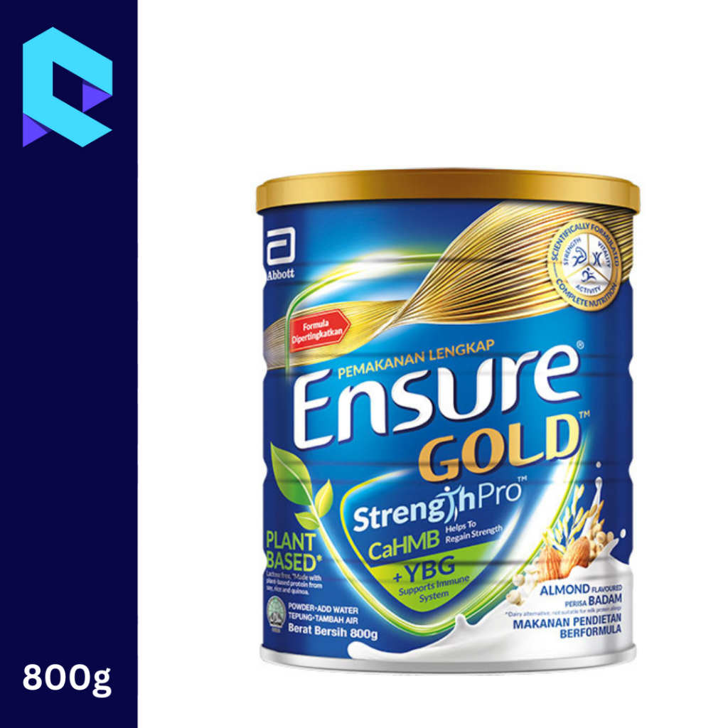 Ensure Gold Plant Based Powder 800g (Almond) [Exp: 06/2026] | Shopee ...