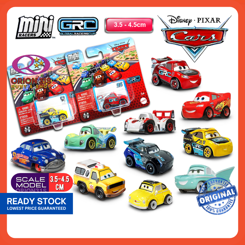Mattel Disney Pixar Cars Mini Racers GRC Lightning McQueen/ Cruz ...