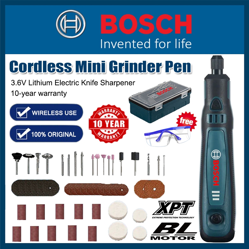 Bosch 3.6V DC Grinder Tool Mini Dremel Drill Electric Grinding Set ...