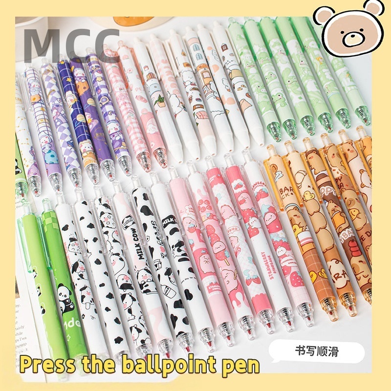 Cute Cartoon Designs Gel Pen 0.5mm Black Ink Smooth Writing Children ...