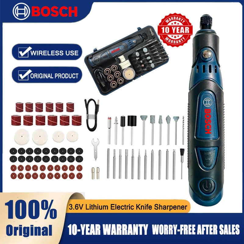 Original Bosch Grinder Tools Mini Dremel Drill Electric Grinding Kit ...