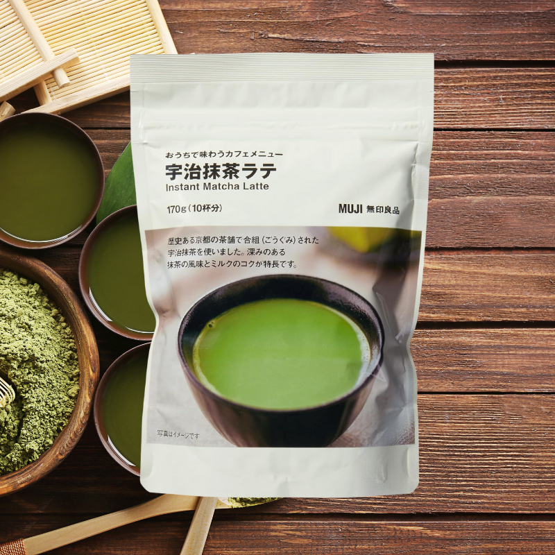 MUJI instant matcha latte powder drink Matcha Powder, Green Tea [Direct ...