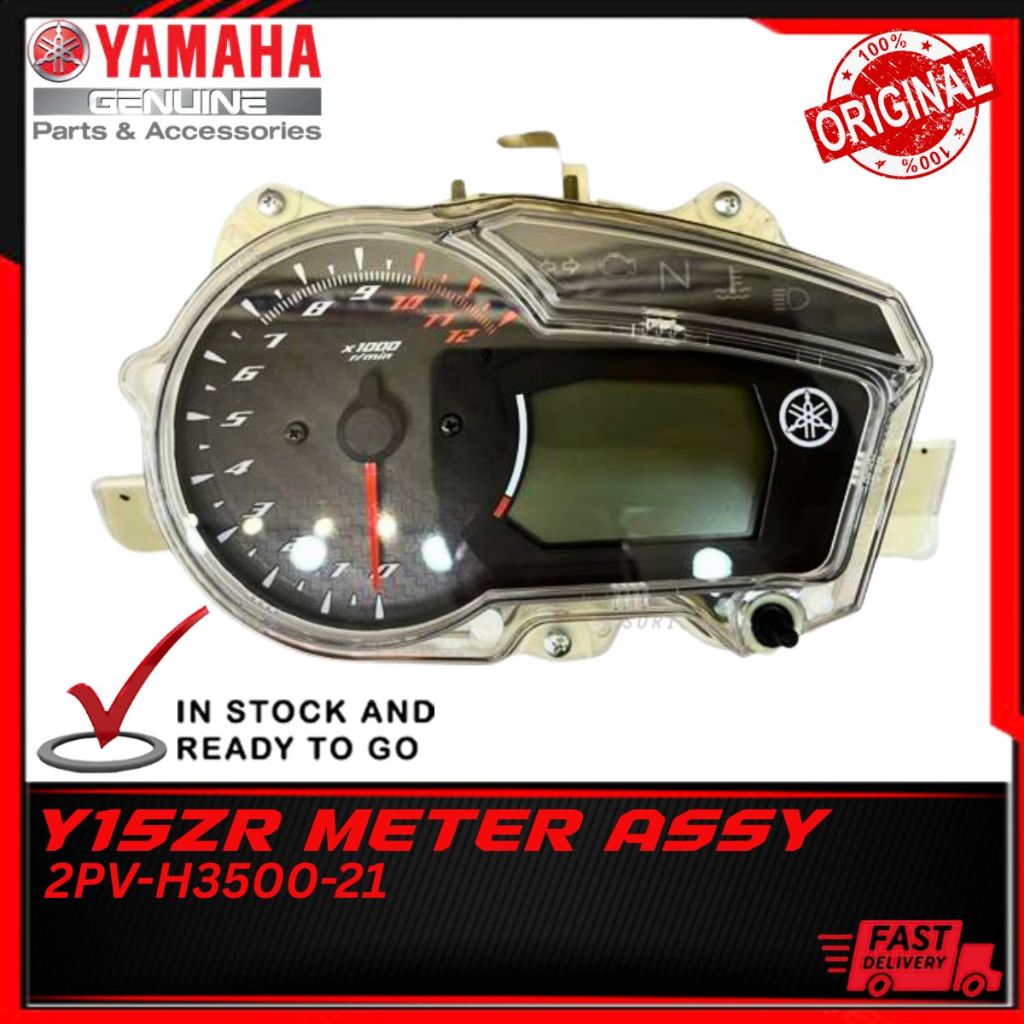 YAMAHA METER ASSY 100% ORIGINAL SPEEDOMETER 2PV-H3500-21 Y15ZR V1 Y15Z ...
