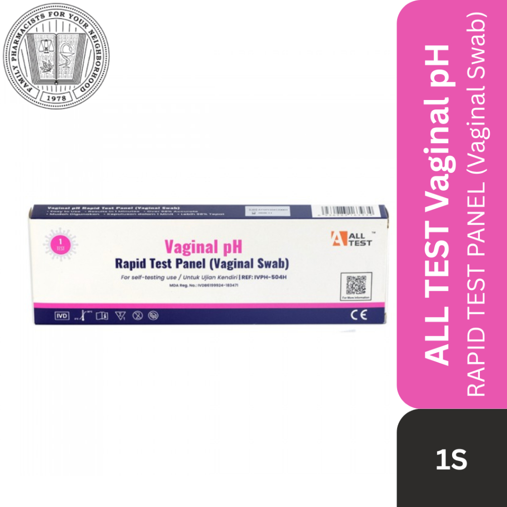 ALLTEST Vaginal pH Rapid Test Panel (Vaginal Swab) 1s | Diagnosis of ...