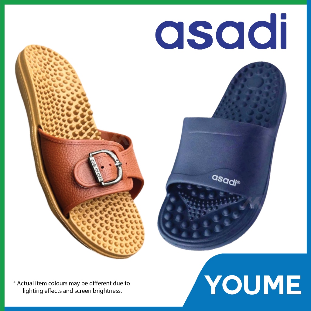 ASADI Unisex Reflexology Massage Footpad Slides Slippers Sandal Anti ...
