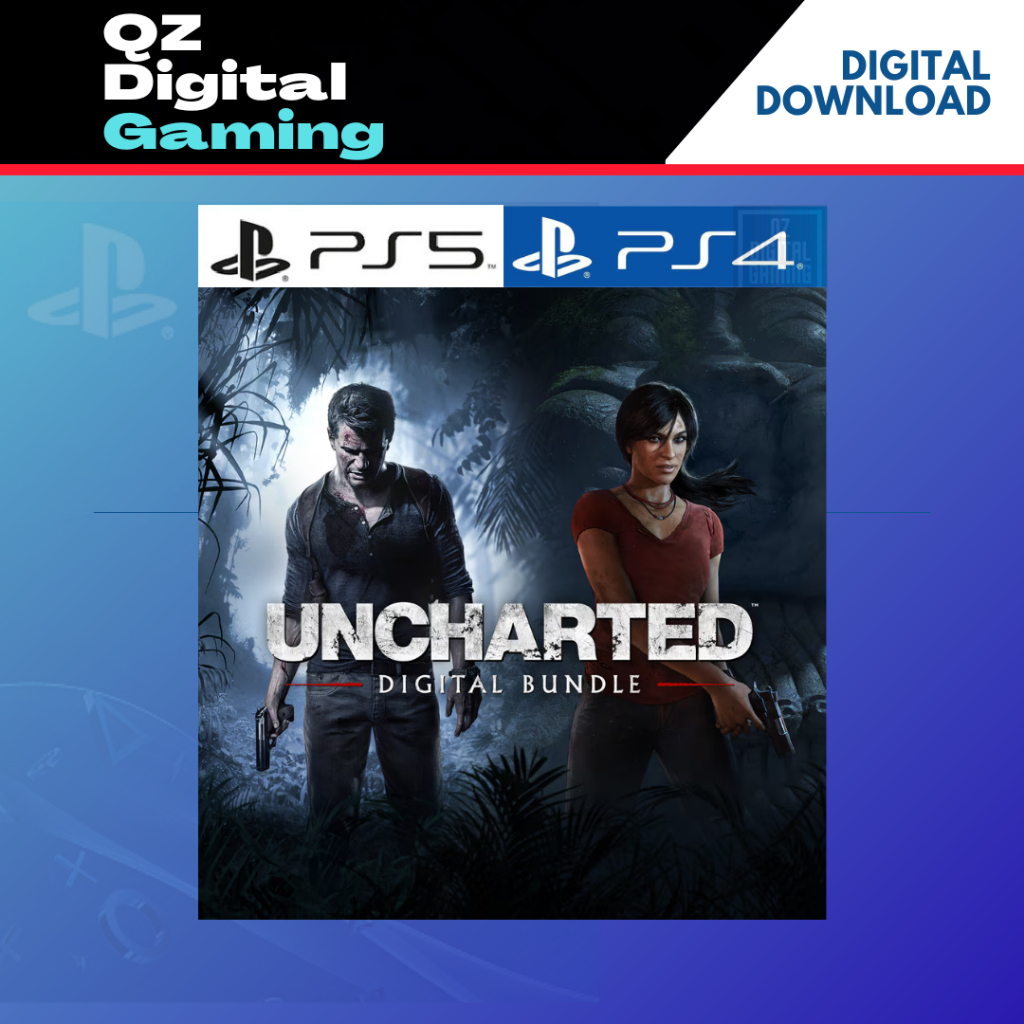 PS4 / PS5 Uncharted 4: A Thief's End + Lost Legacy Bundle Full Game ...