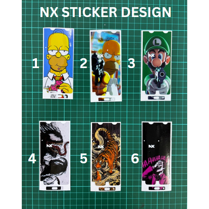 Sticker / Skin for NX NANOS MODEL V3 With Animate Design (Sticker ...