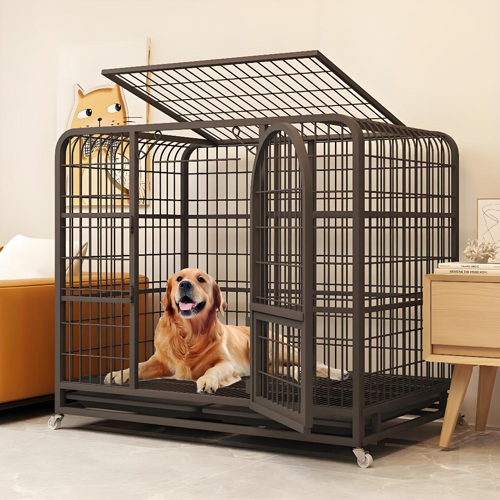 Dog Cage Pet Cage Bold Metal Kennel 狗笼 Large Dog Crate with Tray ...