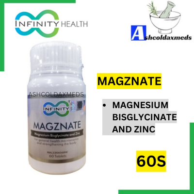 Infinity Magznate 60 Tablets EXP05/2027 (Magnesium Bisglycinate And ...