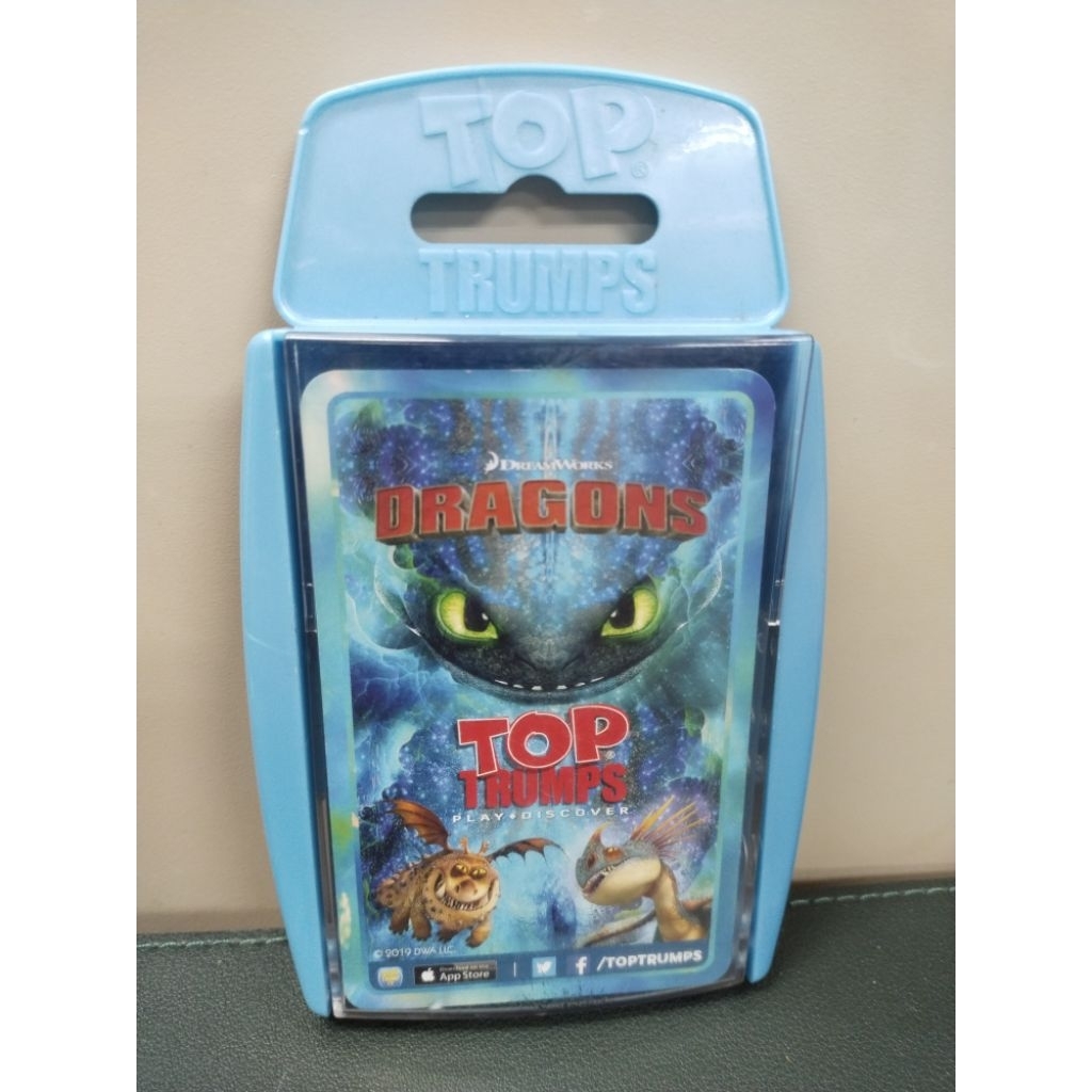 Top Trumps Dreamworks Dragons (How To Train Your Dragon) Card Game ...