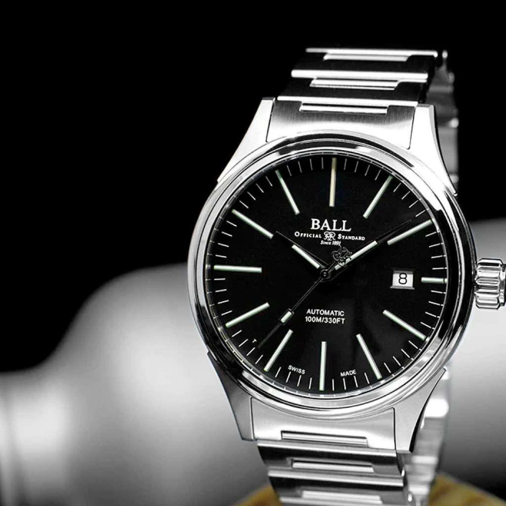 BALL NM2098C-S20J-BK Fireman Enterprise Automatic Black Dial Stainless ...