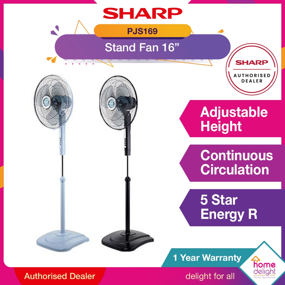 Sharp Stand Fan 16 Inch 50W PJS169 | Shopee Malaysia