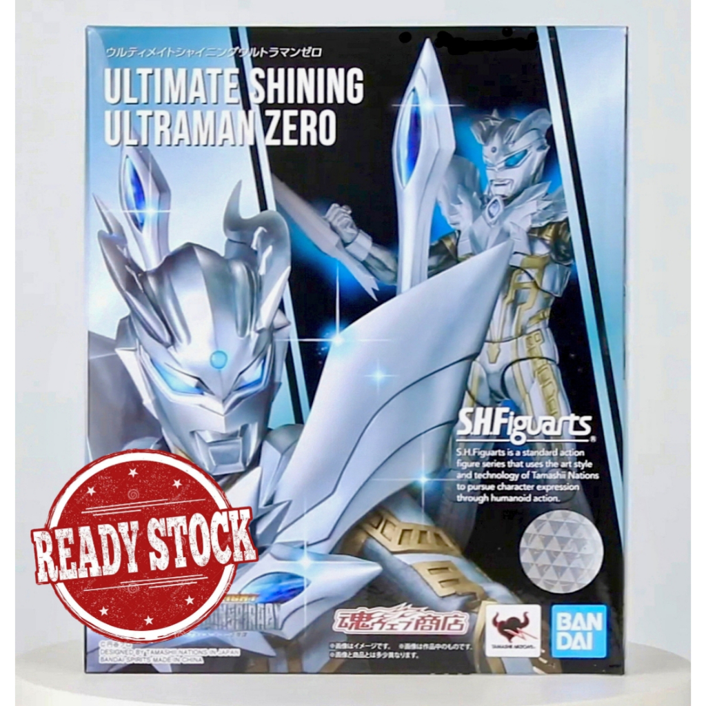 (READY STOCK) S.H.Figuarts SHF Ultimate Shining Ultraman Zero | Shopee ...