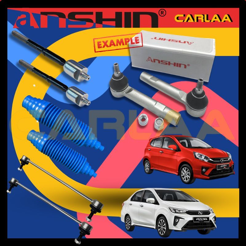 ANSHIN JAPAN QUALITY【AXIA BEZZA 1.0 】PERODUA RACK END/TIE ROD END ...